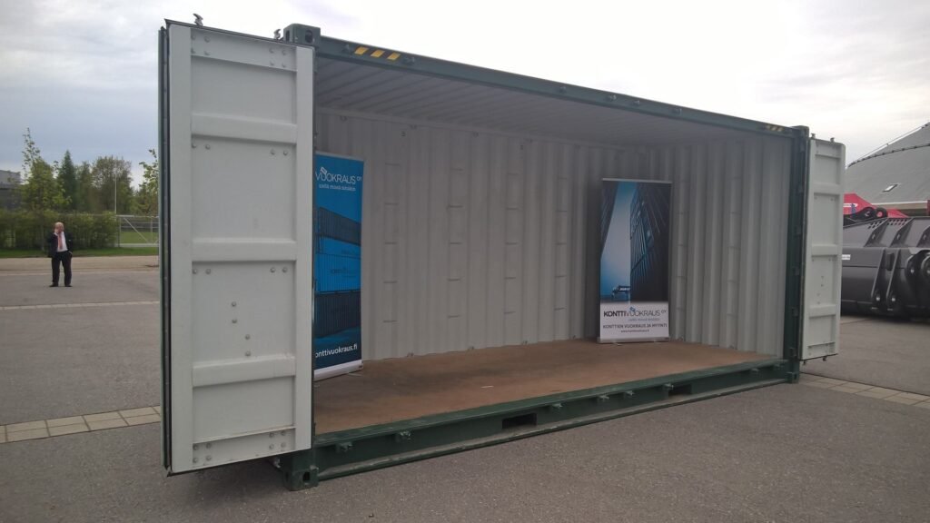 20 ft shipping container HC Open Side - queencontainer.com